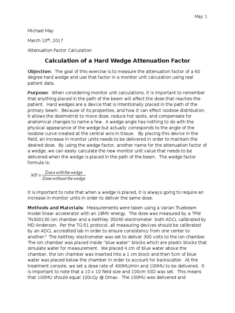 Dos 522 Attenuation Factor Paper | PDF | Absorbed Dose | Attenuation