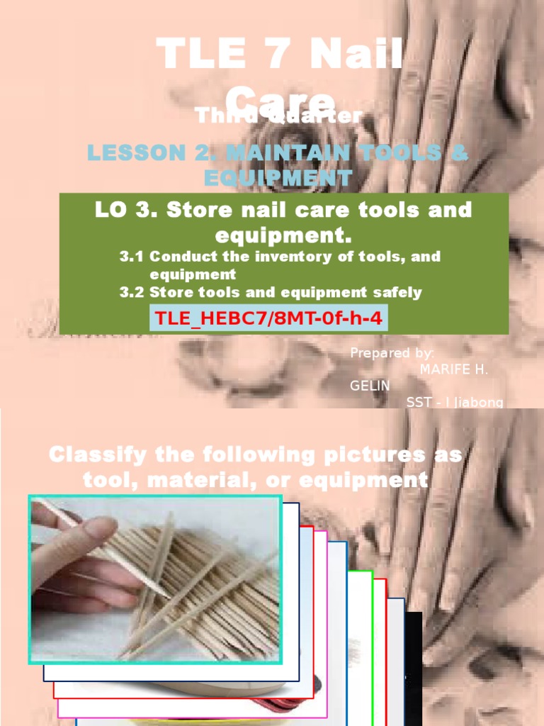 Inter-Active Instructional Materials Grade 7 Tle (Nail Care) | PDF ...