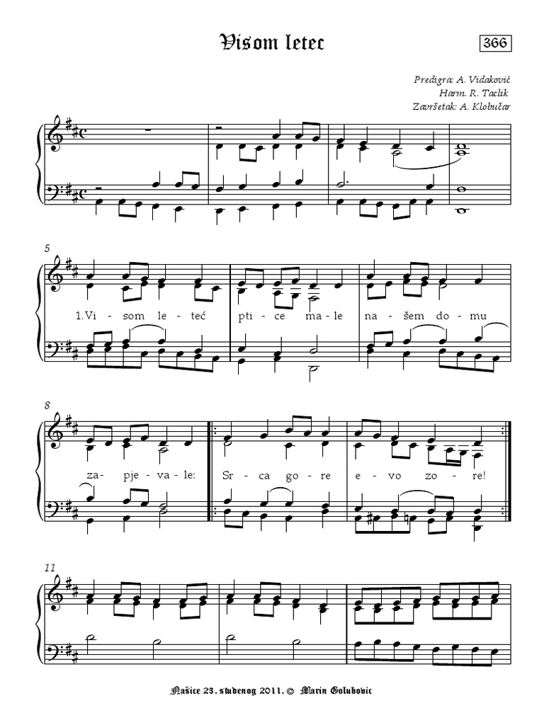 Visom Leteć Ptice Male