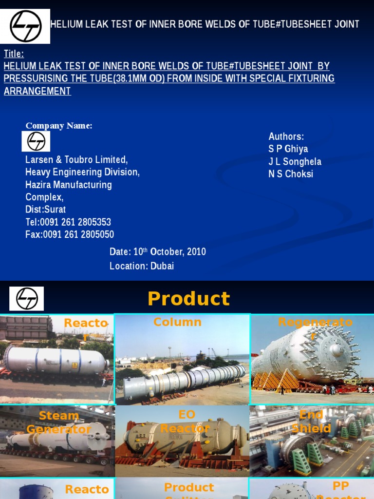 Helium Leak Testing Dubai | Leak | Helium