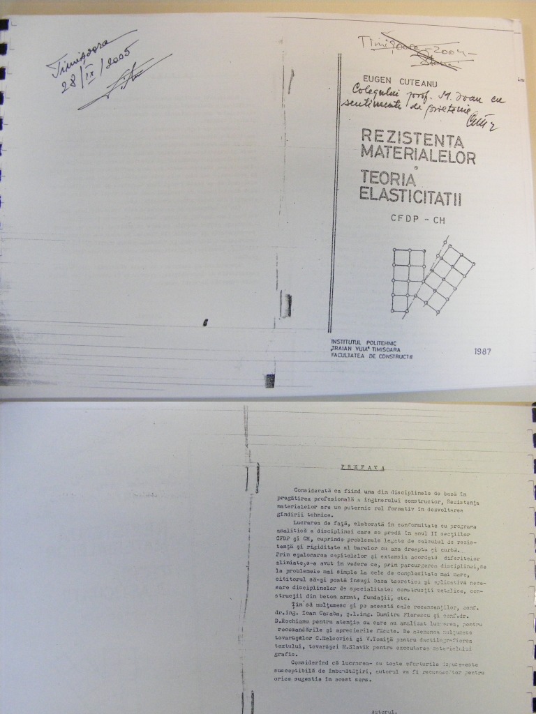 Rezistenta Materialelor&Teoria Elasticitatii-CFDP, CH-Eugen CUTEANU | PDF