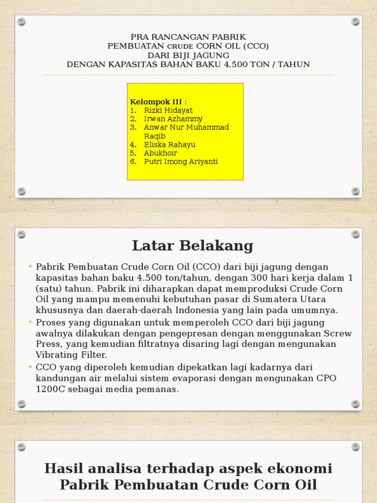 Pra Rancangan Pabrik | PDF