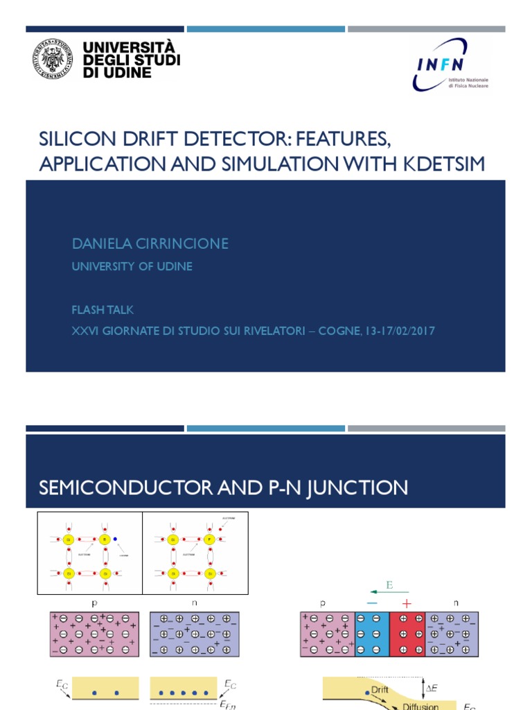 Silicon Drift Detector Features Application And Simulation With Kdetsim Pdf P N Junction