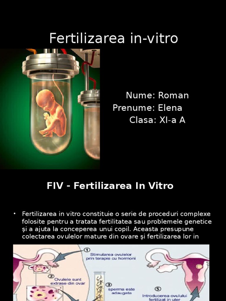 Fertilizarea in Vitro | PDF