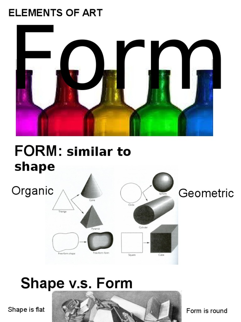 Understanding Form in Art Elements | PDF