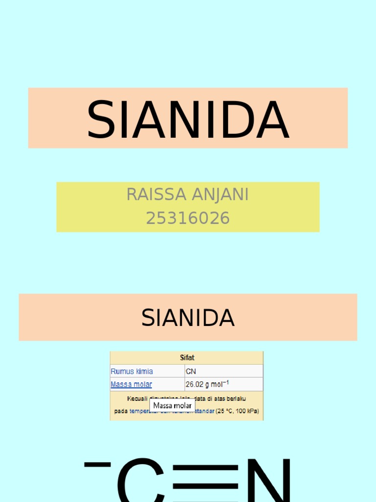 Sianida | PDF