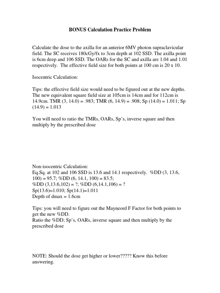 Bonus Calculation Practice Problem 1 | PDF | Teaching Methods ...