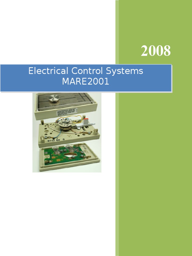 Electronic Control Systems Presentation Word 2007 | PDF | Switch ...