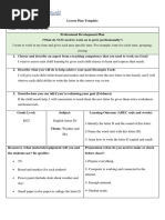 Lesson Plan Letter D | PDF | Lesson Plan | Teachers