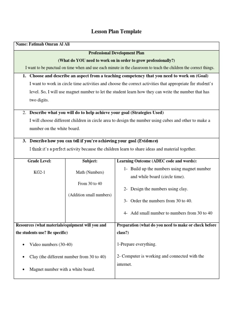 Lesson Plan 30-40 Done | PDF | Lesson Plan | Epistemology