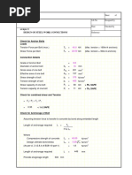 Anchor Bolt and Circular Base Plate Design As Per BS 5950 | PDF | Ultimate Tensile Strength | Screw