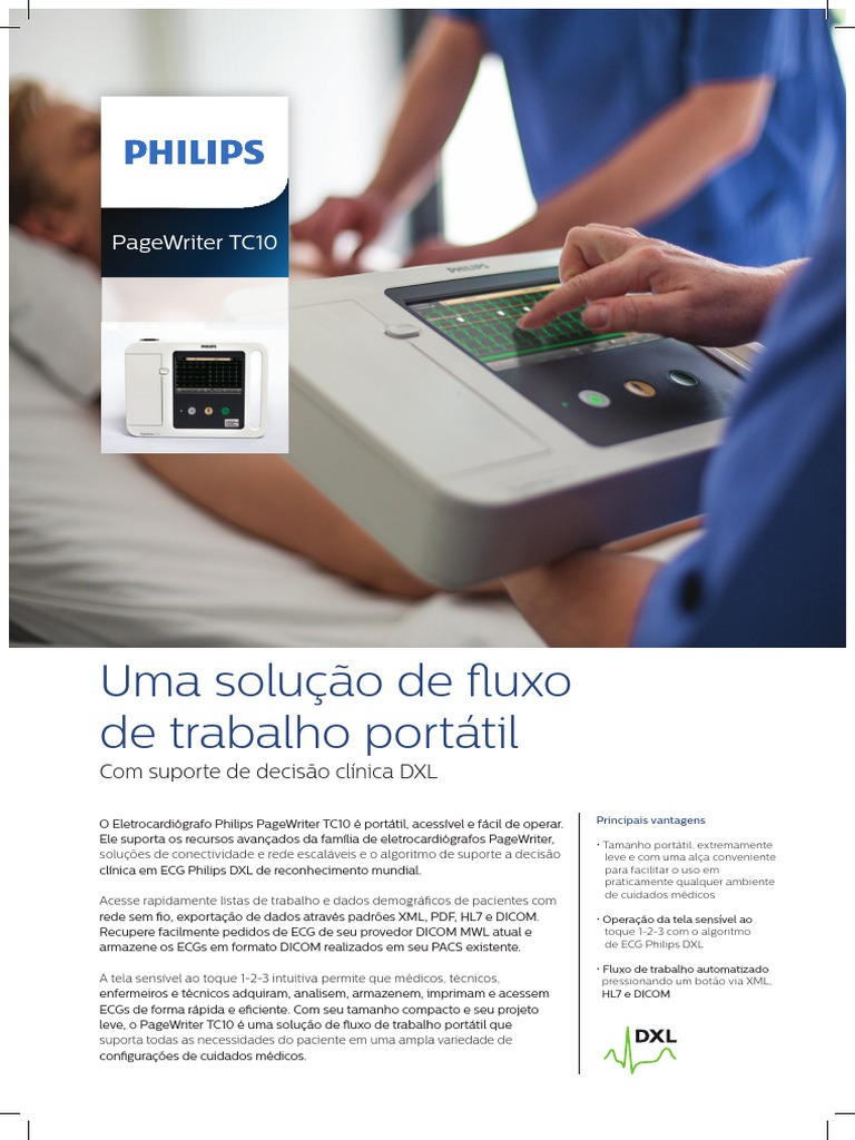 Catalogo Pagewriter Tc10 | PDF | Eletrocardiografia | Infarto do Miocárdio