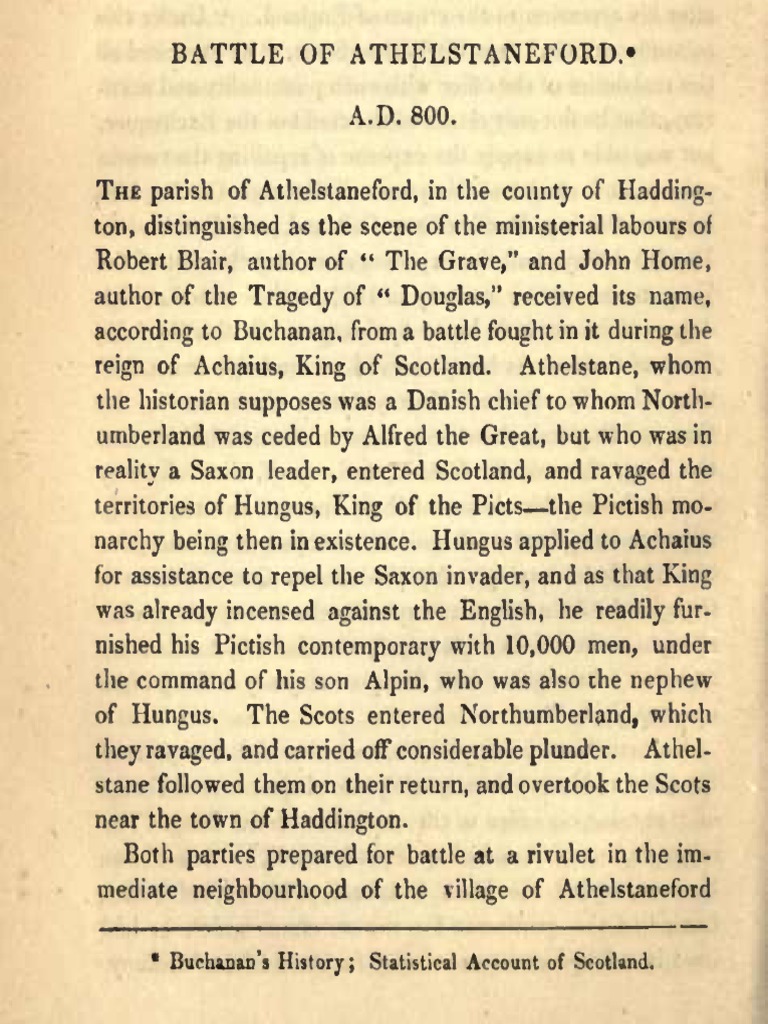 02 The Battle of Athelstane 800 | PDF | Religion And Belief