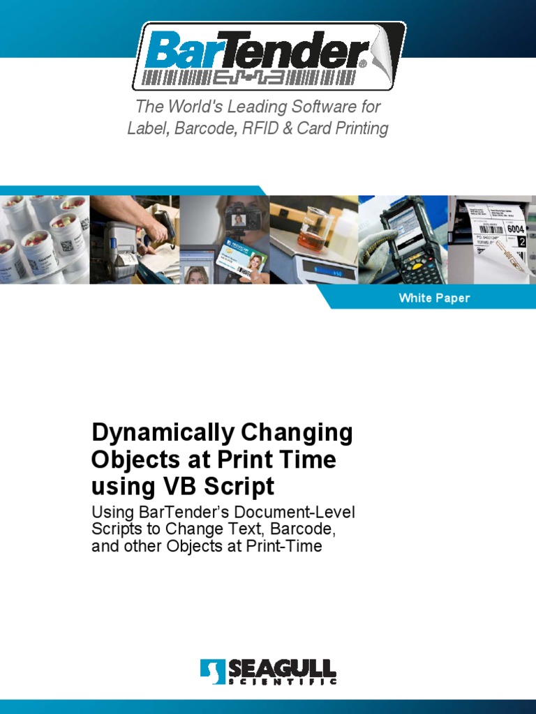 Dynamically Changing Objects at Print Time Using VB Script PDF | PDF | Scripting Language ...