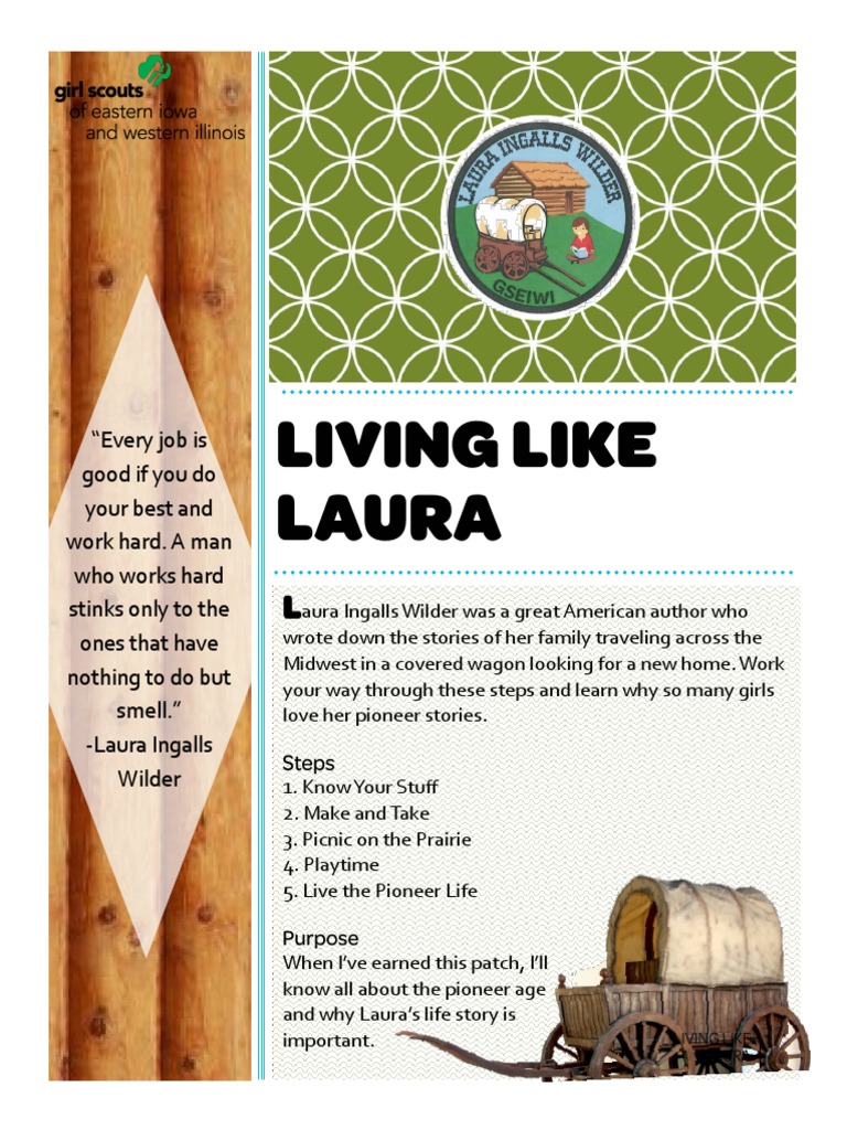 Living-Like-Laura-Final 1 | PDF | Laura Ingalls Wilder | Little House ...