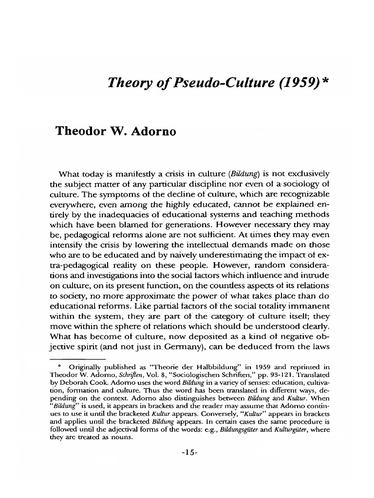Understanding Pseudo-Culture Dynamics | PDF | Bourgeoisie | Ideologies