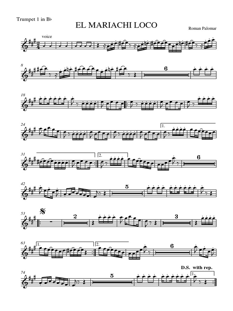 El Mariachi Loco - Trumpet 1 in Bb