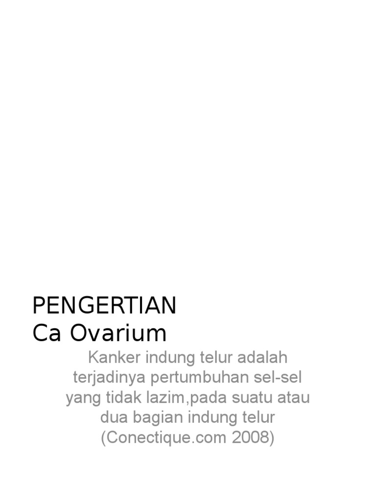 Ca Ovarium Power Point | PDF
