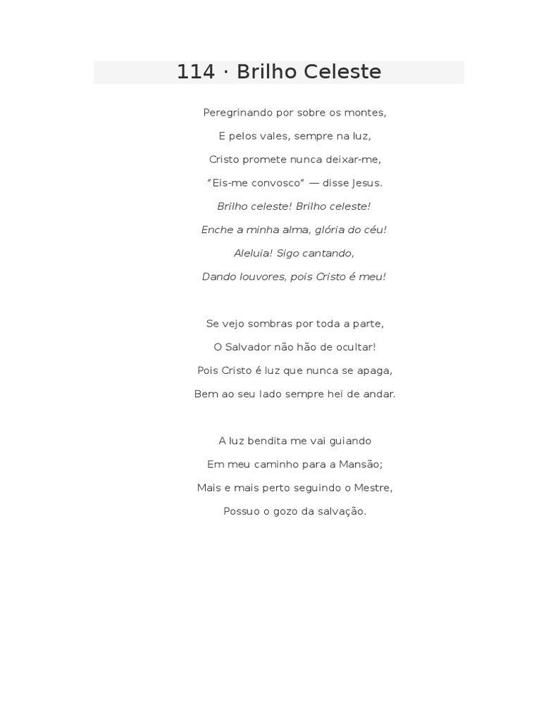 114 - Brilho Celeste | PDF
