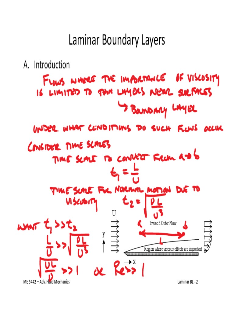 Laminar Boundary Layers: A. Introduction | PDF | Science & Mathematics
