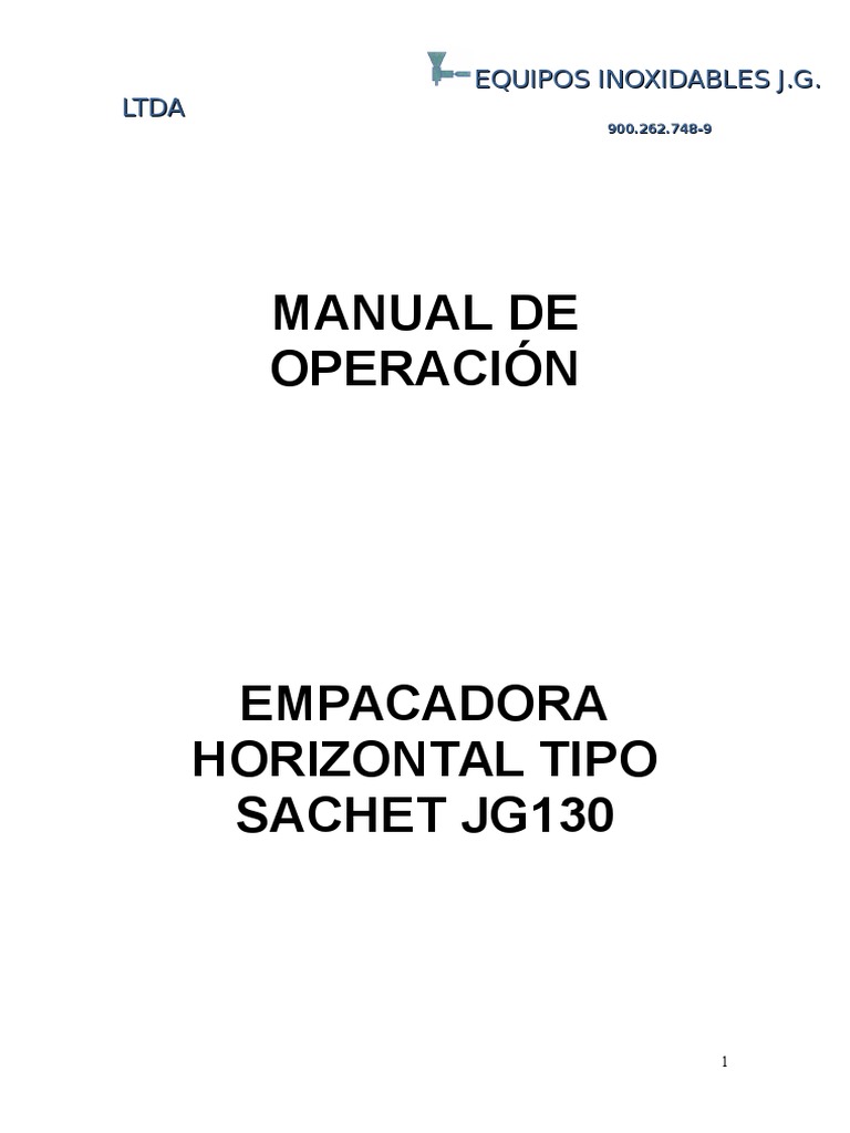 Manual Sachet Jg110 | Descargar gratis PDF | Tornillo | Ingeniería mecánica