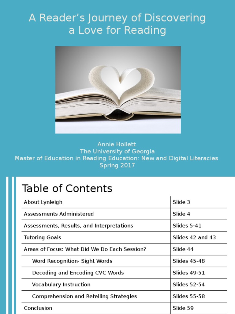 A Reader's Journey of Discovering A Love For Reading | Download Free ...