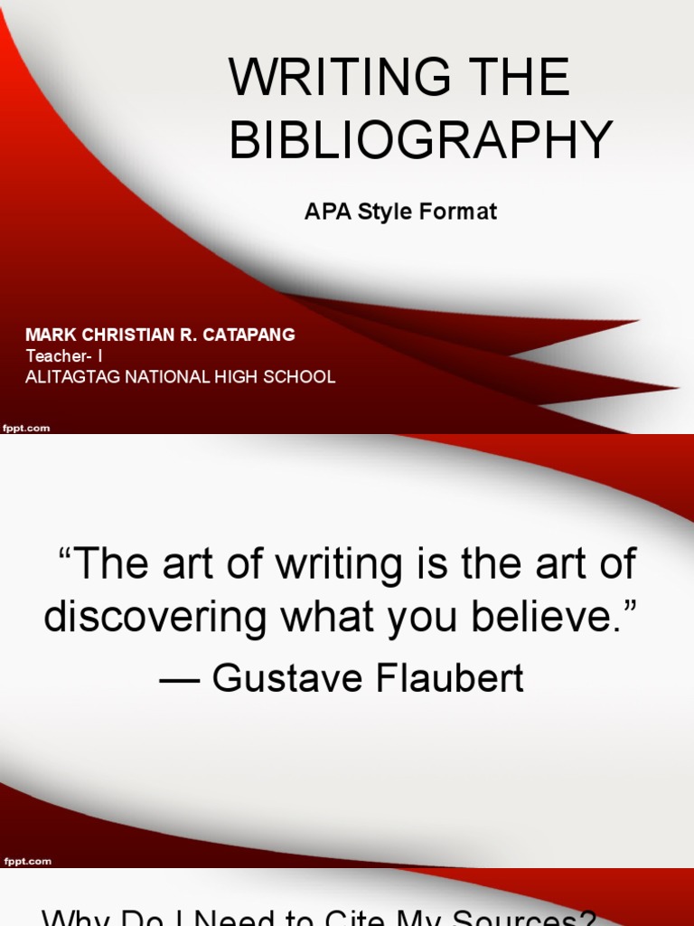 APA Bibliography Writing Guide | PDF | Citation | E Reader