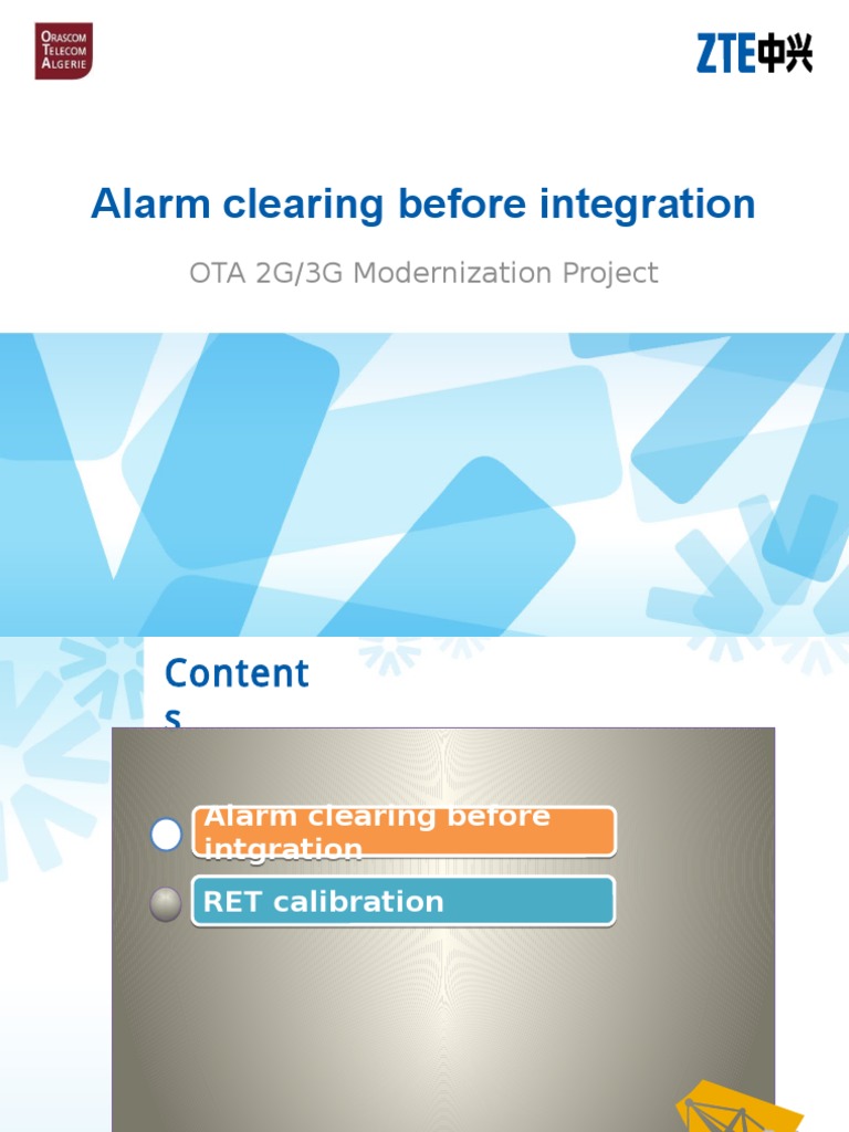 Alarm Clearing Before Integration | PDF | Electronics | Entertainment ...
