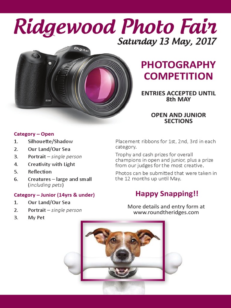 Photography Competition: Happy Snapping!! | PDF