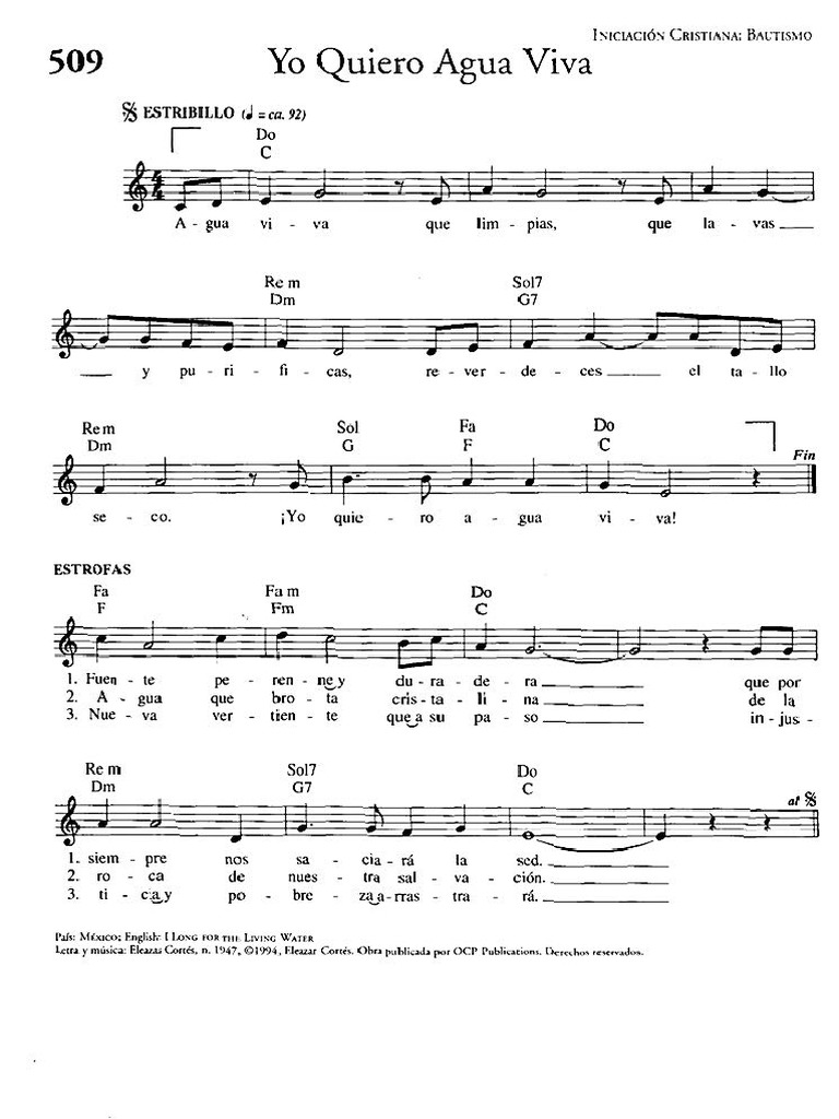 Yo Quiero Agua Viva | PDF
