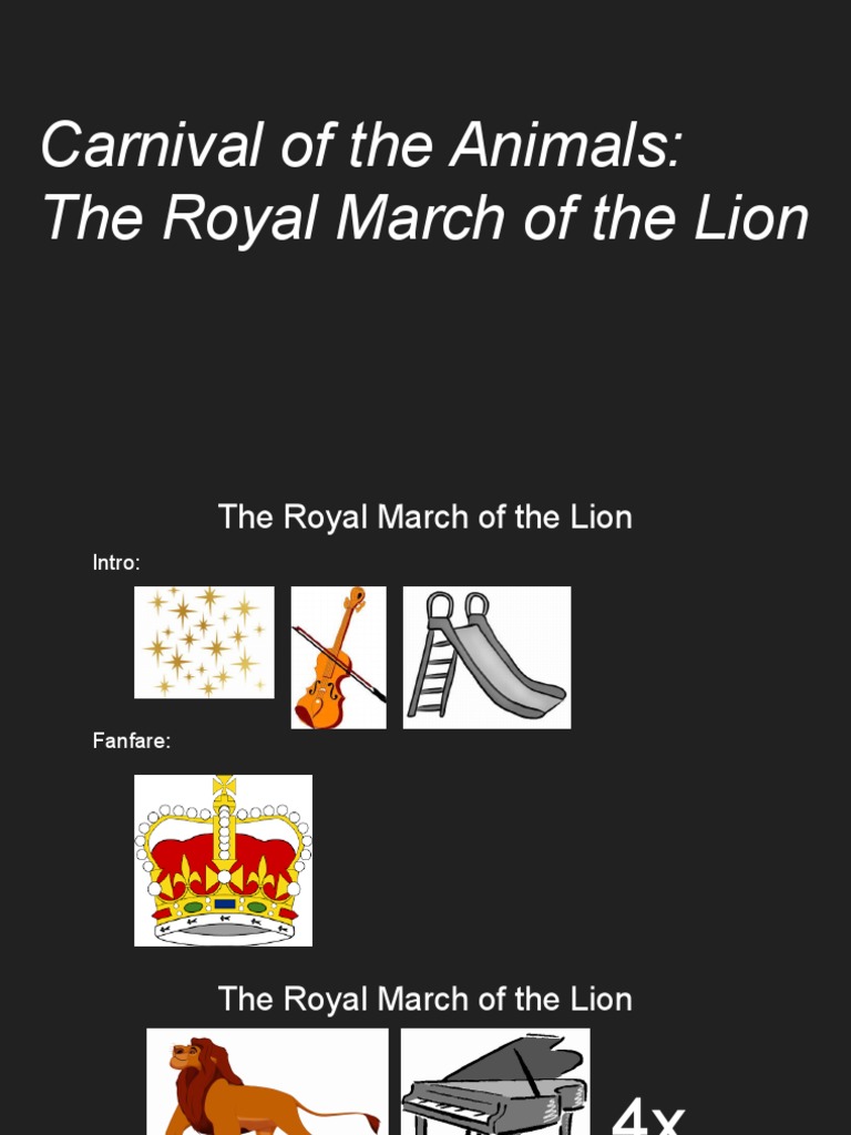 Carnival of The Animals - The Royal March of The Lion | PDF
