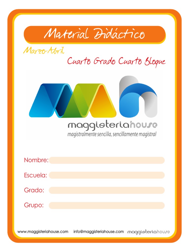 Material didáctico de apoyo para cuarto grado de primaria | PDF | Nueva ...