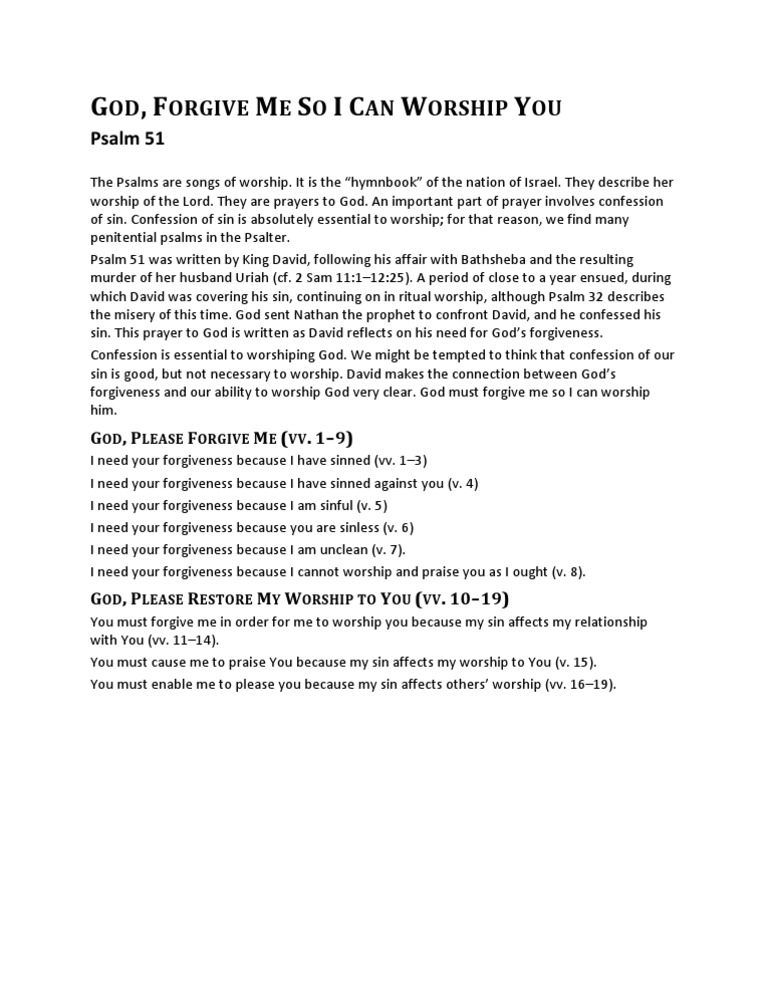 Psalm 51 Pdf