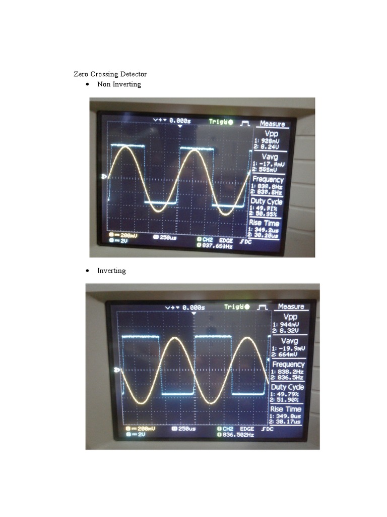 Zero Crossing Detector Non Inverting | PDF | Computers
