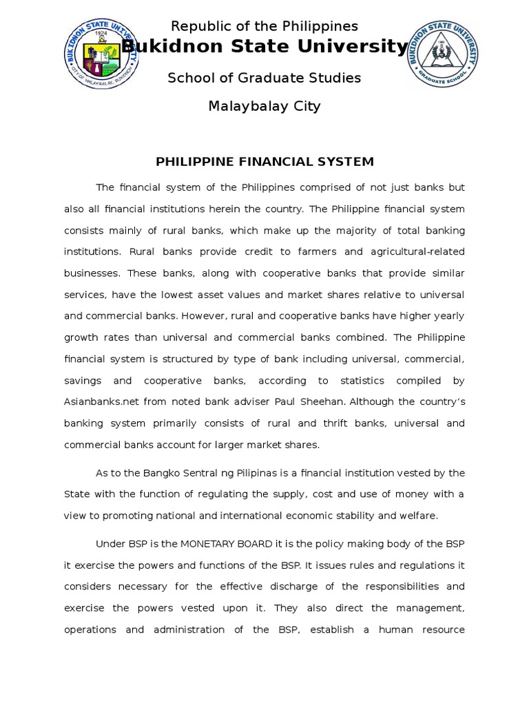 Philippine Financial System | Banks | Economies | Free 30-day Trial ...