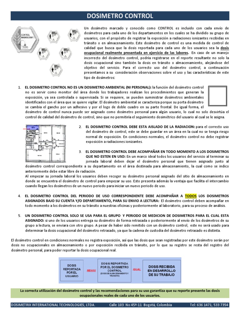 Explicativo Dosimetro de Control | PDF | Informática y tecnología de la ...