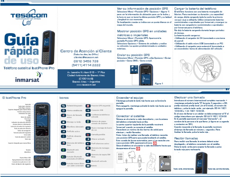 IsatPhone Pro Gui Rapida Espanol PDF | PDF | Sistema de Posicionamiento ...