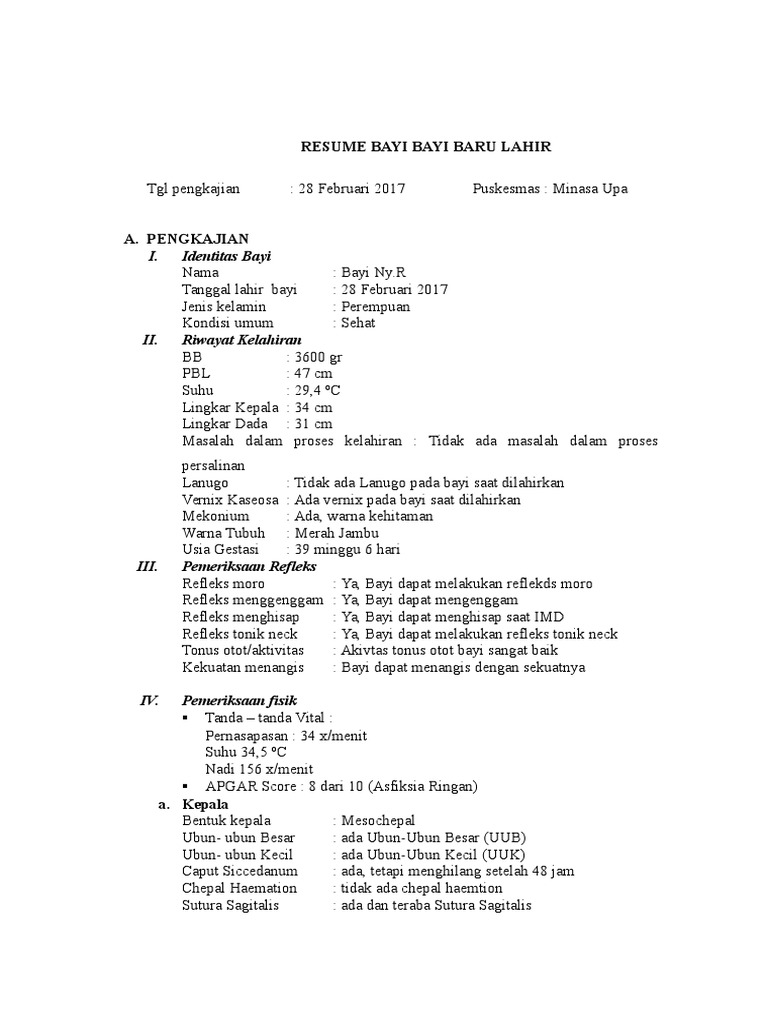 Resume BBL | PDF