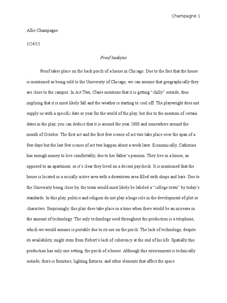 Proof Play Analysis | Download Free PDF | Mathematical Proof | Teaching ...