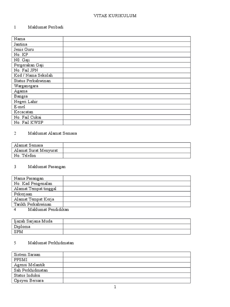 Softcopy Isi Fail PPB | PDF