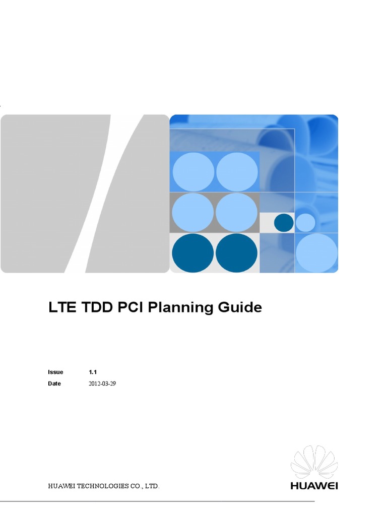 253803814 LTE PCI Planning Guide | 3 Gpp | Orthogonal Frequency ...