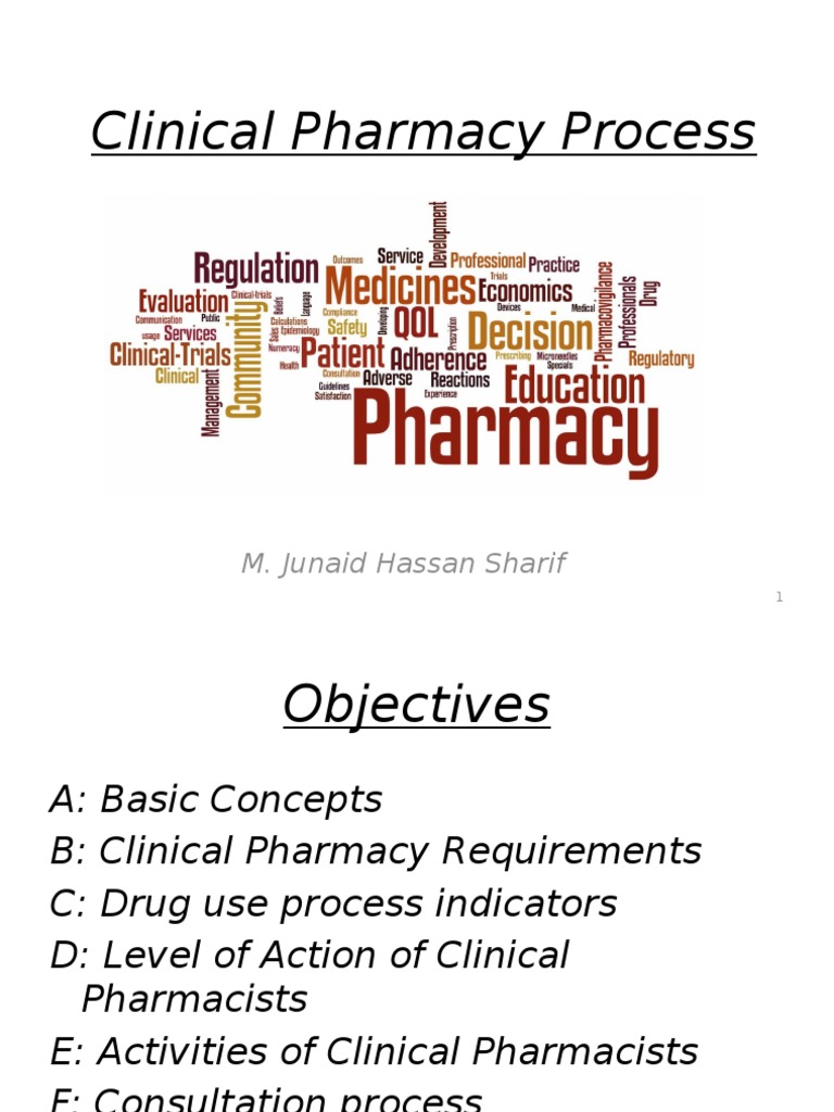 1-Introduction To Clinical Pharmacy | PDF | Pharmacy | Pharmaceutical Drug