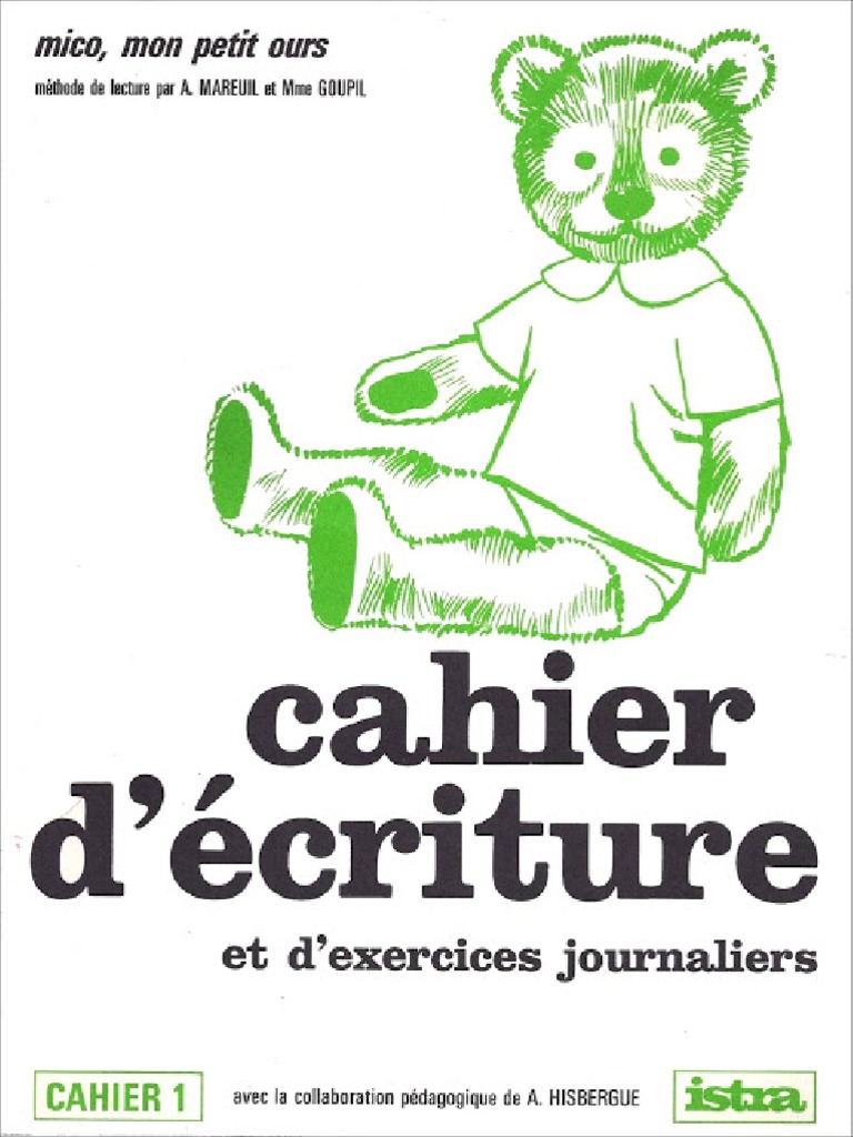 Cahier Decriture CP n1 Mico Mon Petit | PDF