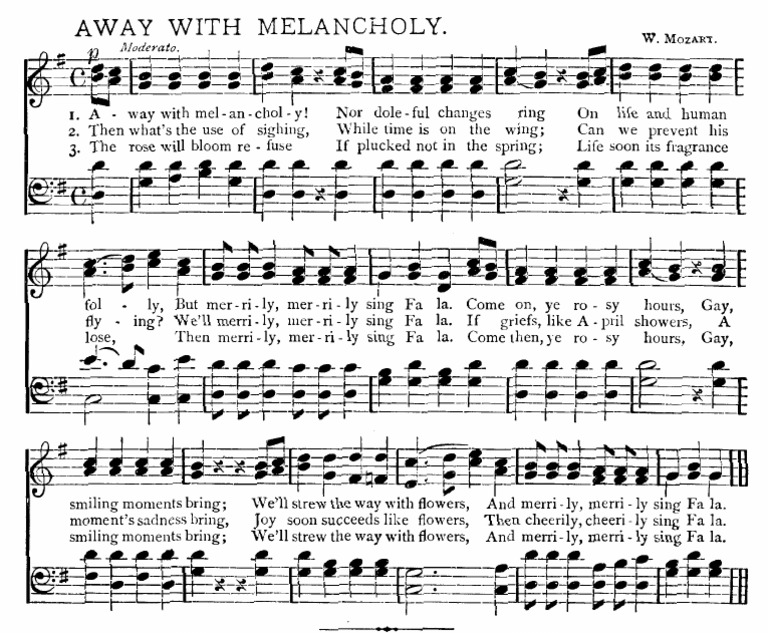 Away With Melancholy | PDF