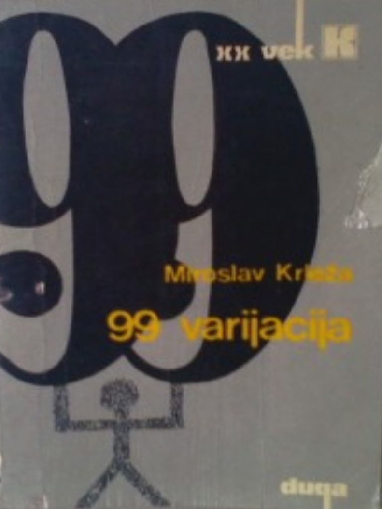 M Krleza 99 Varijacija 1972 | PDF