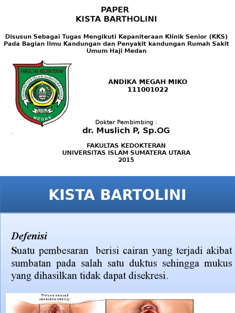 Kista Bartolin | PDF