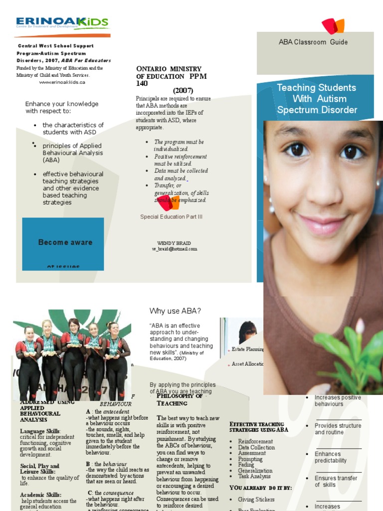 Aut Pamph Final | PDF | Clinical Psychology | Autism Spectrum