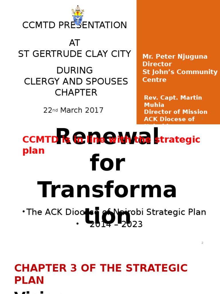 Clergy CCMD Presentation | PDF | Parish | Diocese