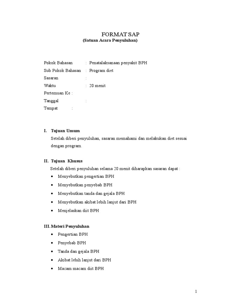 Sap Diit BPH Andi | PDF