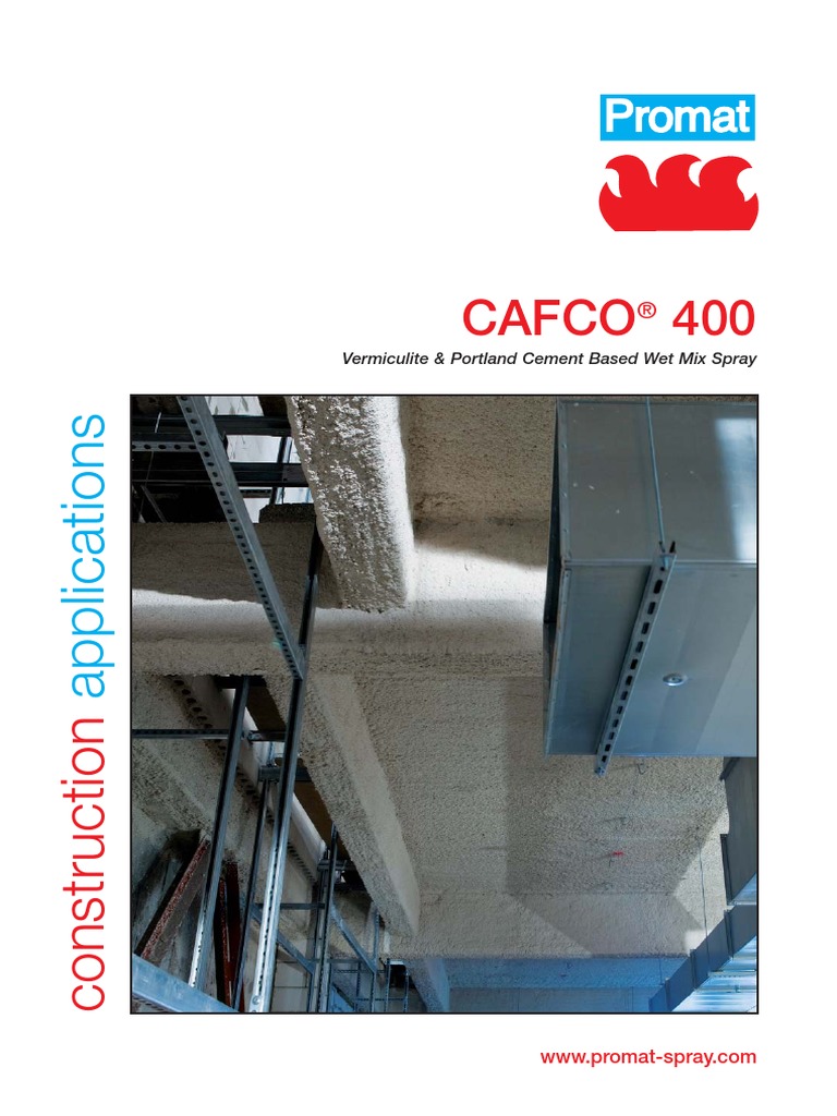 CAFCO 400 Data Sheet | Building Technology | Materials